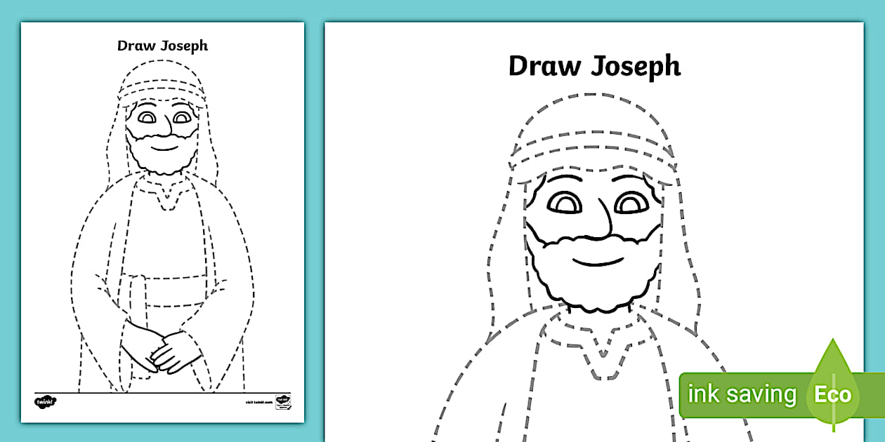 Draw Joseph Pencil Control Activity | Twinkl (Teacher-Made)