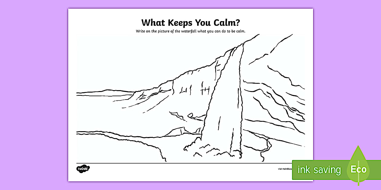 What Keeps You Calm? Worksheet (Teacher-Made) - Twinkl