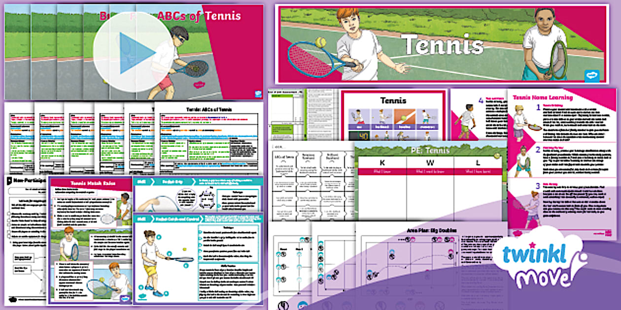 Tennis Scheme of Work - Tennis Skills KS2 - Year 5 PE Lesson
