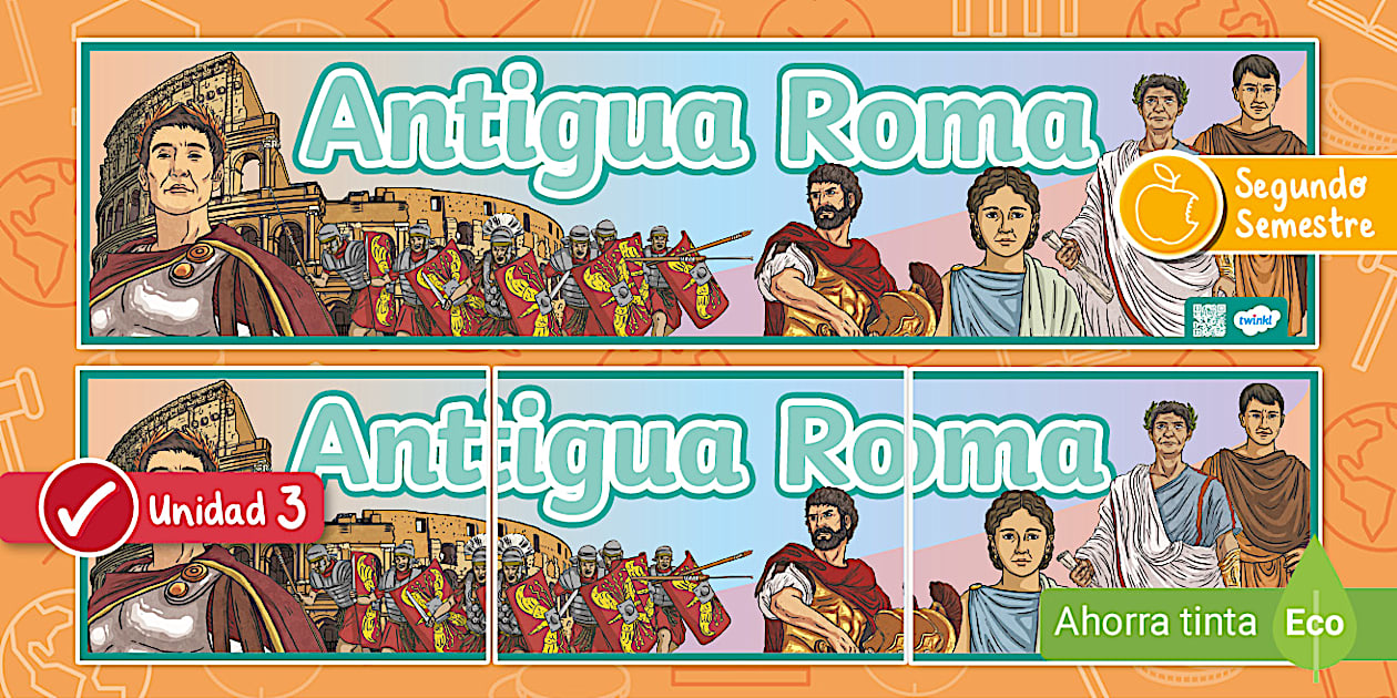 Cartel Antigua Roma (teacher made) - Twinkl
