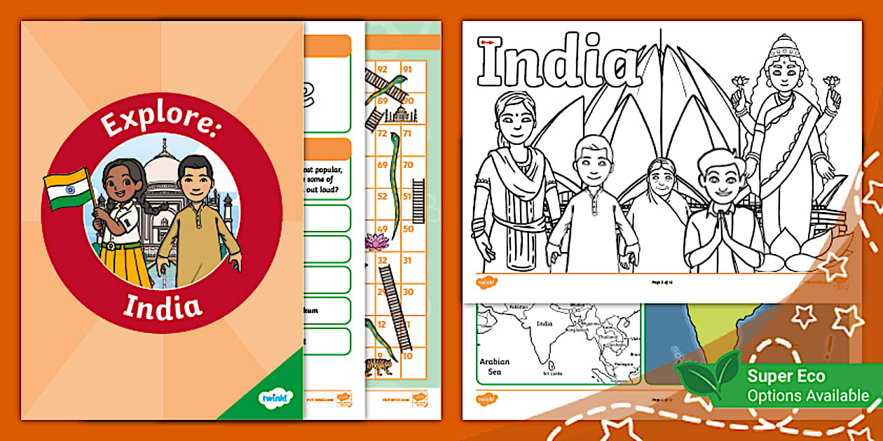 Explore: India Activity Booklet - EYFS