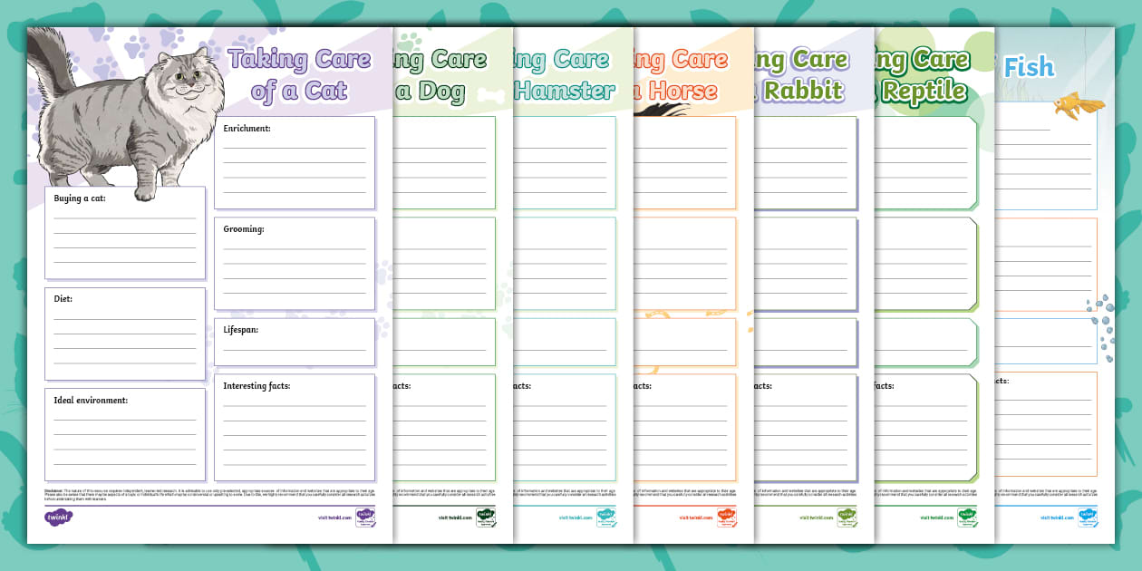 Taking Care of Animals Pack - Twinkl Pets - Twinkl
