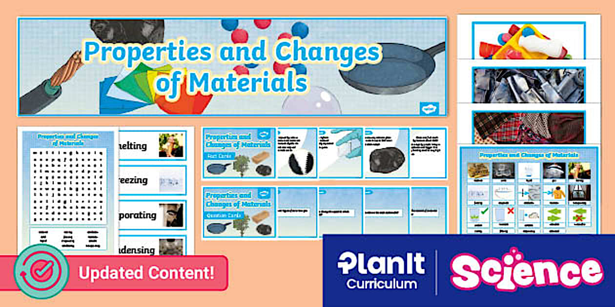 Science: Properties and Changes of Materials Year 5 Unit Additional ...