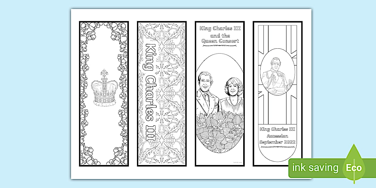 KS2 King Charles Bookmarks – Teaching Resource - Twinkl