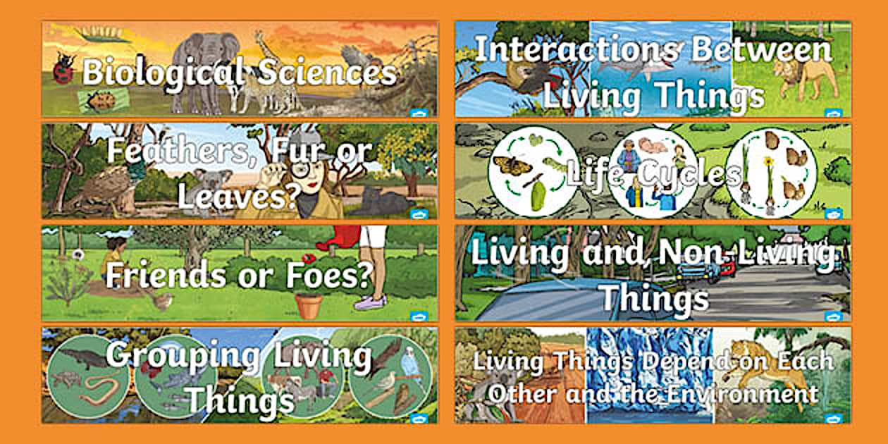 Biological Science Google Classroom Banners - Twinkl