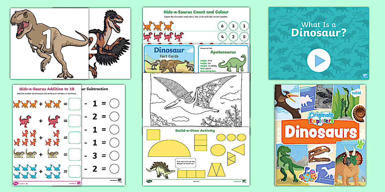 All About Dinosaurs Resource Pack (teacher made) - Twinkl