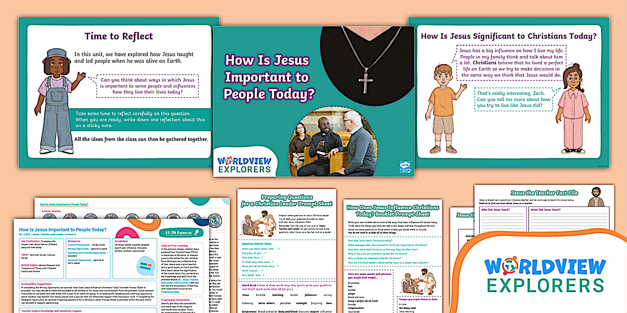RE: Jesus - Teacher and Leader: LKS2 Lesson Pack 6 - Twinkl