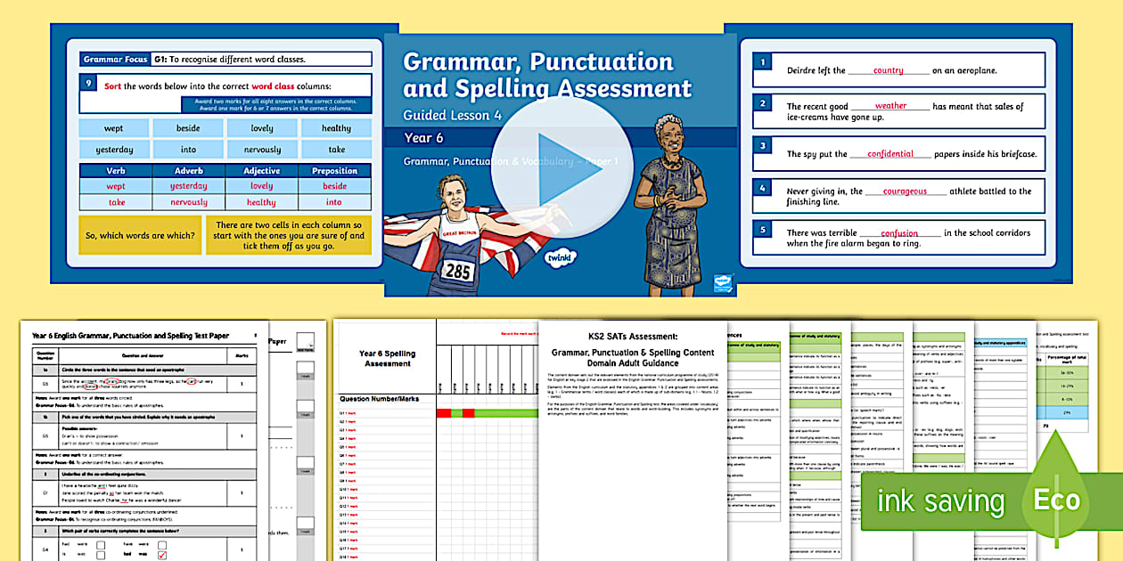SAT Spelling Test – Assessment Pack – KS2 SATs Resource