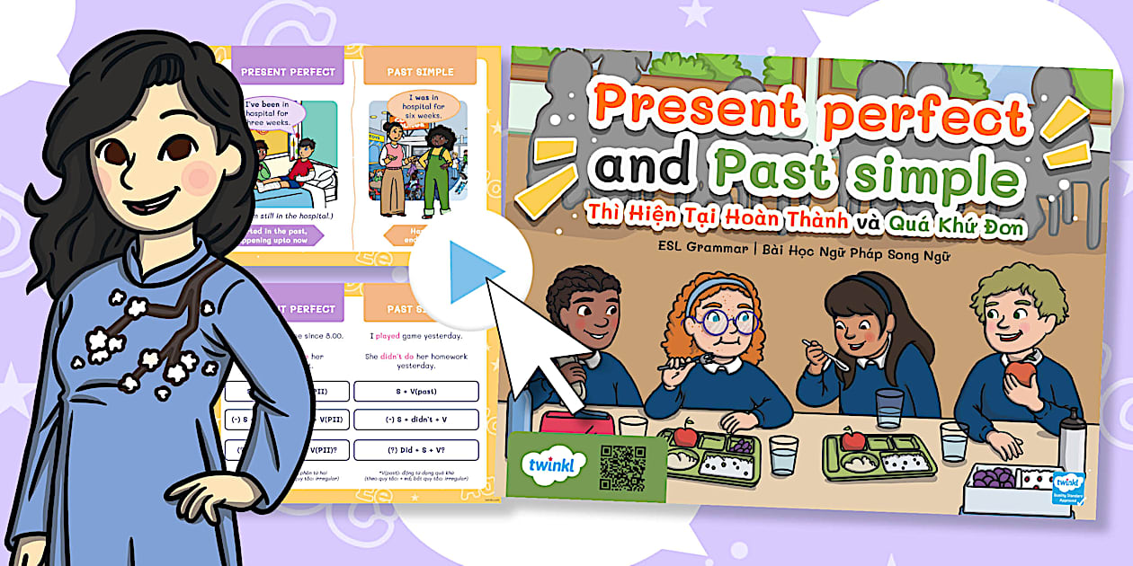 PowerPoint Ngữ Pháp Tiếng Anh Song Ngữ ESL - Twinkl