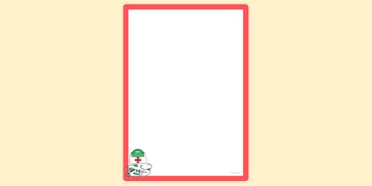 Doctor Kit Page Border | Page Borders | Twinkl - Twinkl