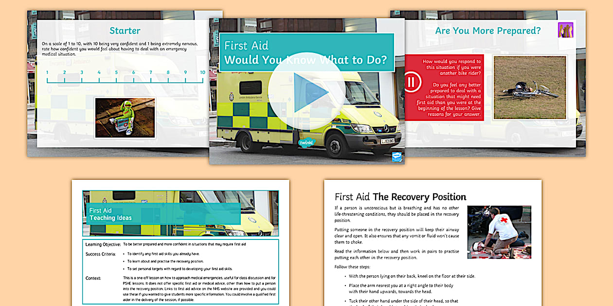 First Aid Lesson Plan Template | Twinkl Resources