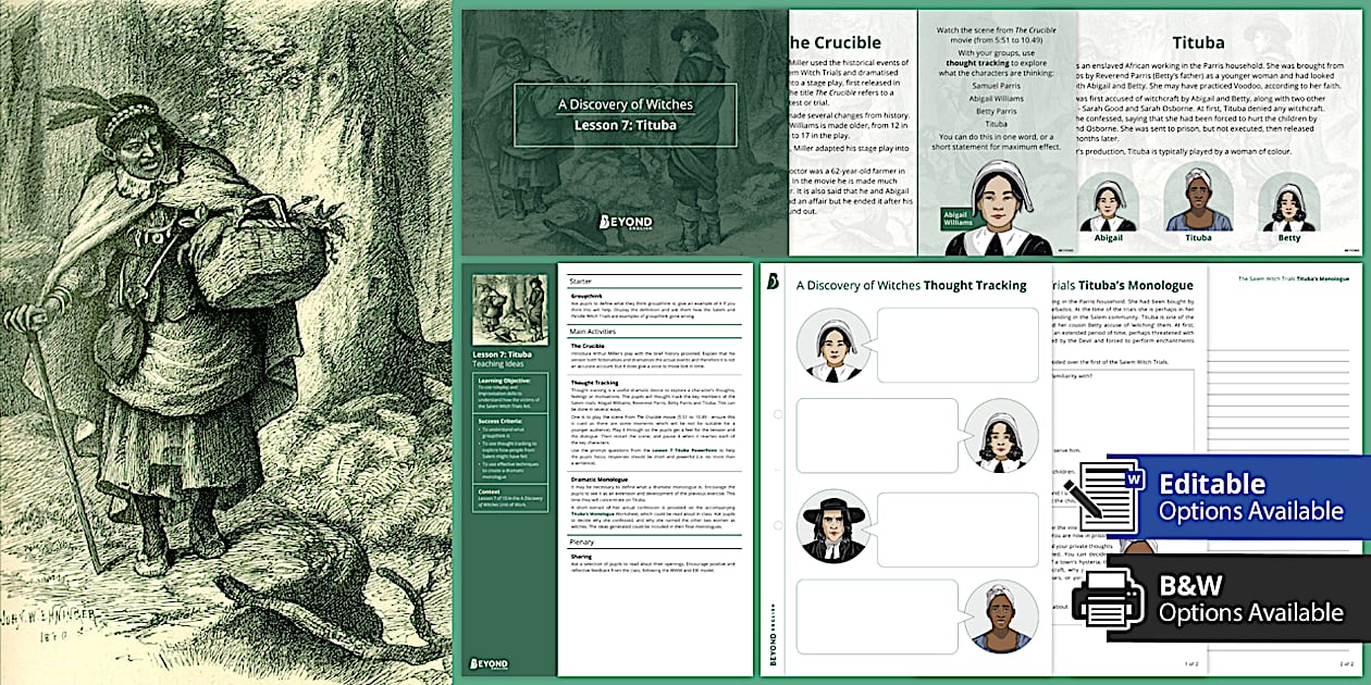 Witches Lesson 7: Tituba (Teacher-Made) - Twinkl