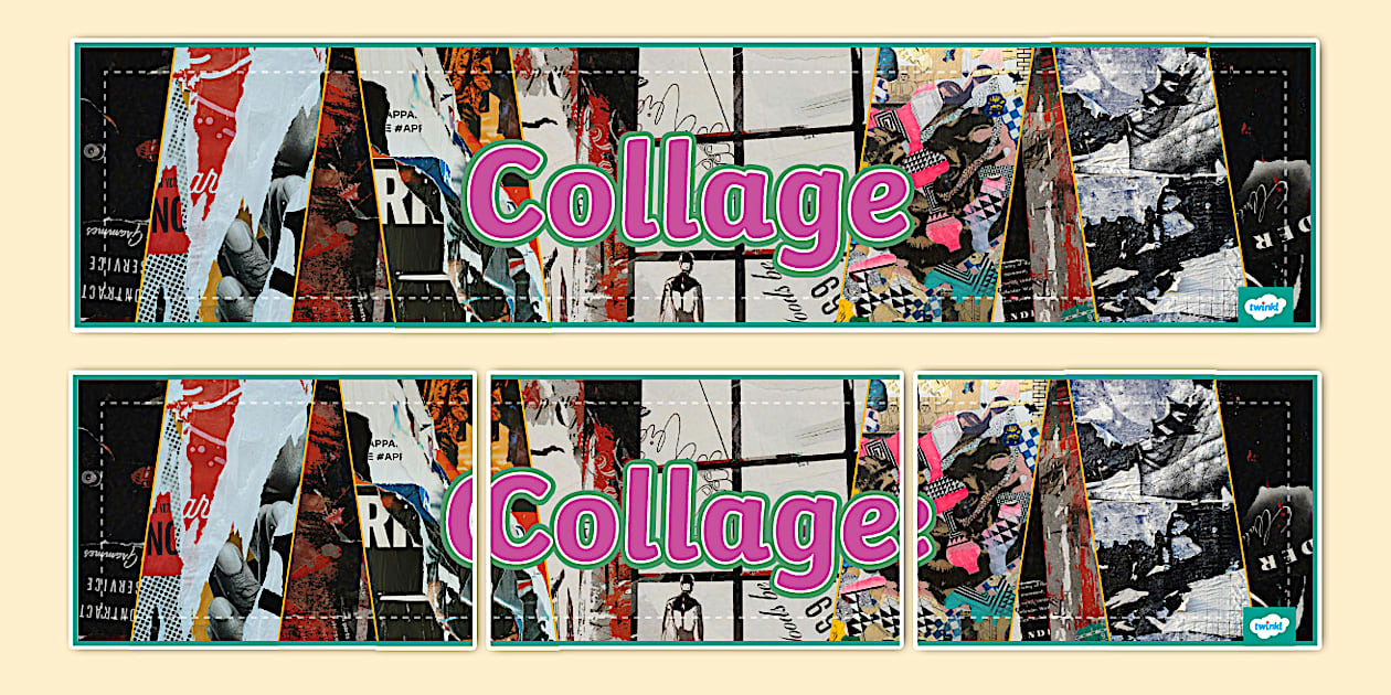 Collage Photo Display Banner (Teacher-Made) - Twinkl