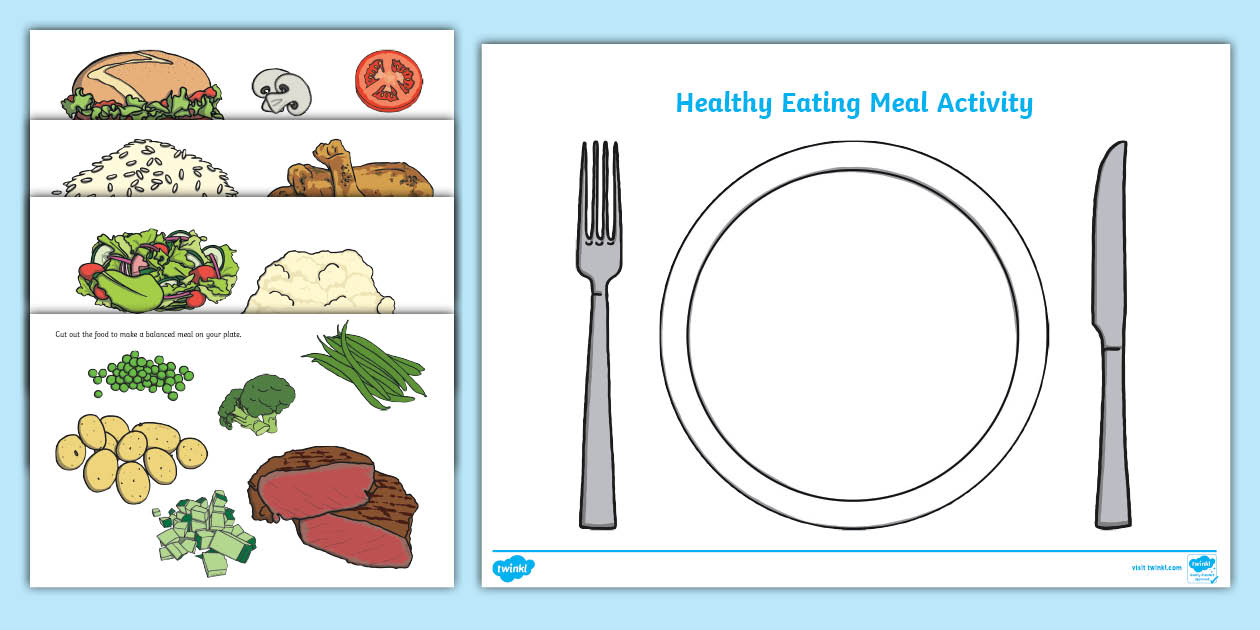 Healthy Eating Meal Activity (teacher made) - Twinkl