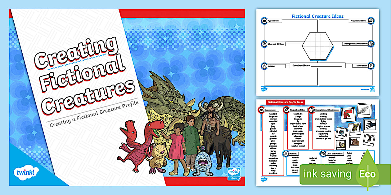 Creating Fictional Creatures Resource Pack – KS2 English