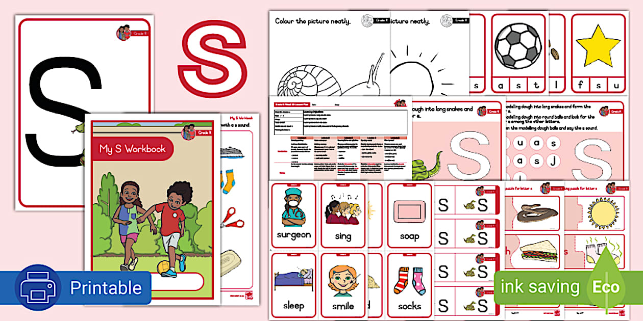 Grade R Phonics Pack S