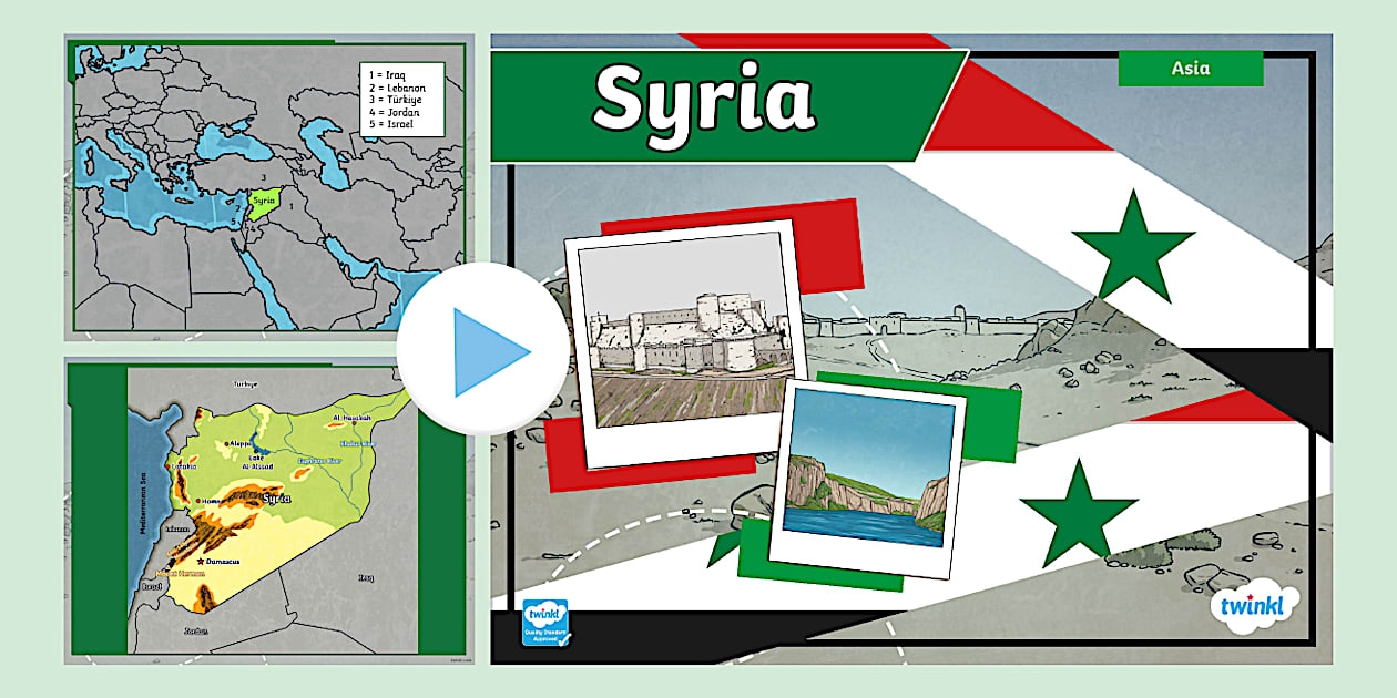 KS2 Syria Information PowerPoint - Twinkl - Geography