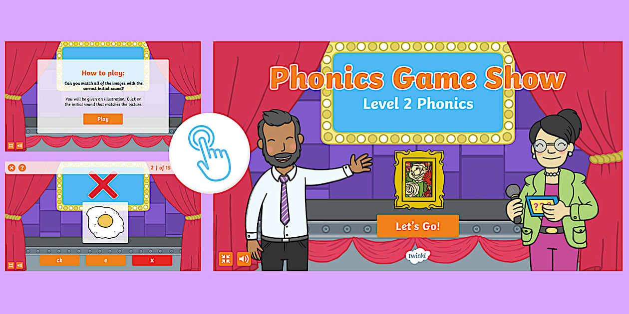 Level 2 Phonics Gameshow | Primary Resources | Twinkl Go!