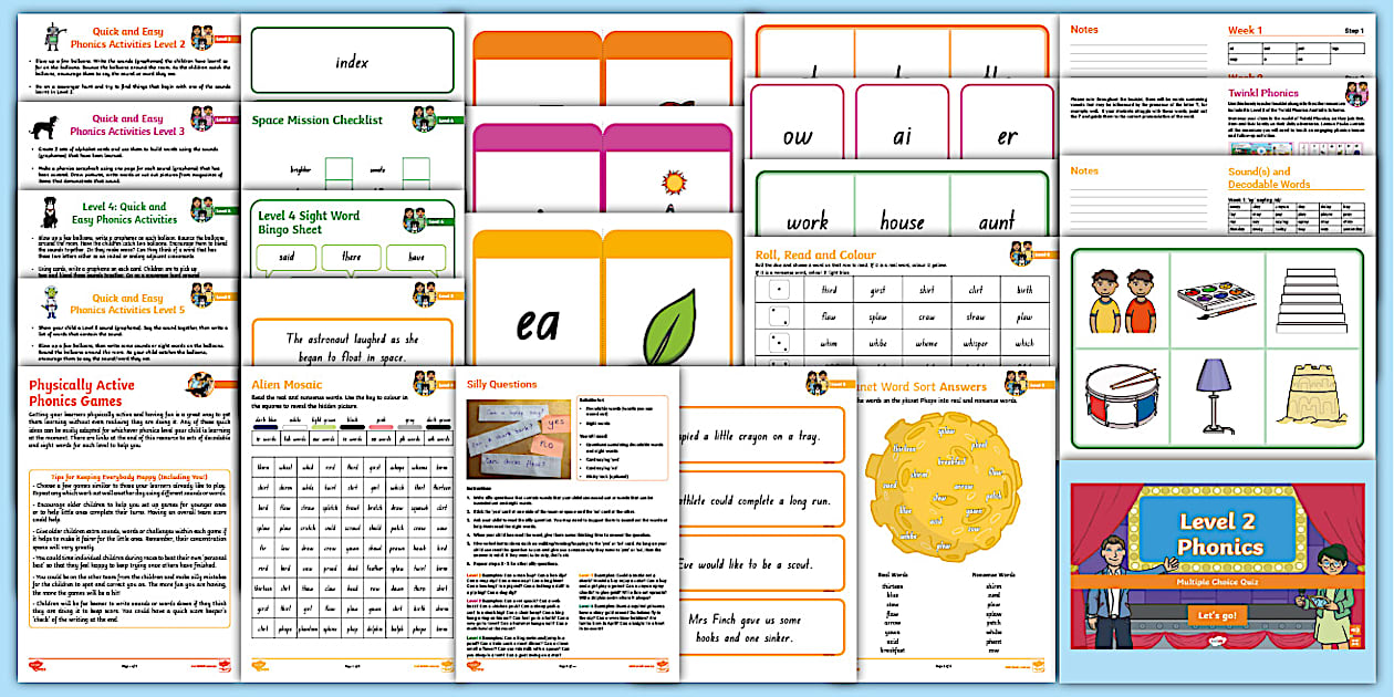 Twinkl Phonics Teacher Aide Phonics Resource Pack Stage 2