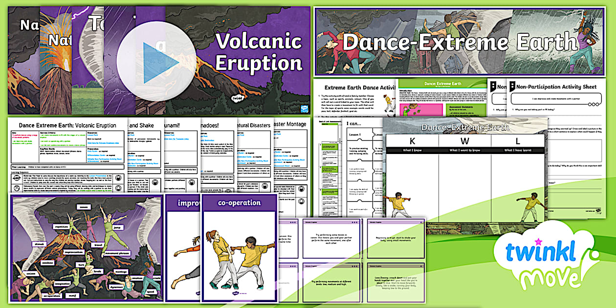Twinkl Move - Year 3 Dance: Extreme Earth Unit Pack - Twinkl