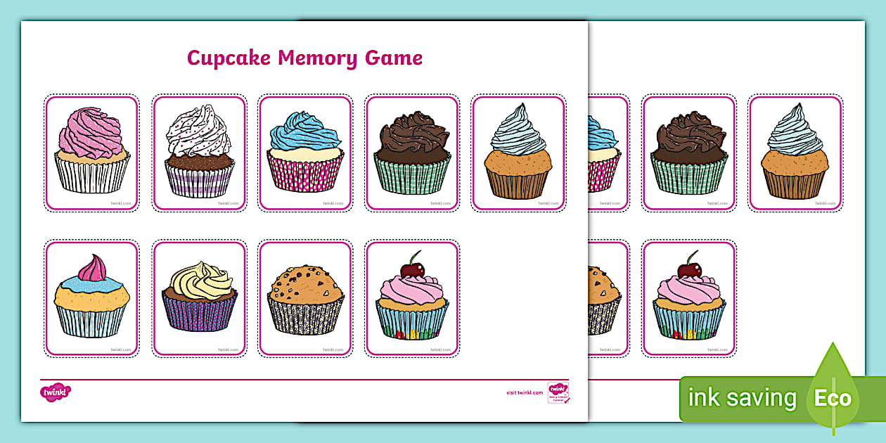 Cupcake Game: Fun Memory Activity for the Whole Class