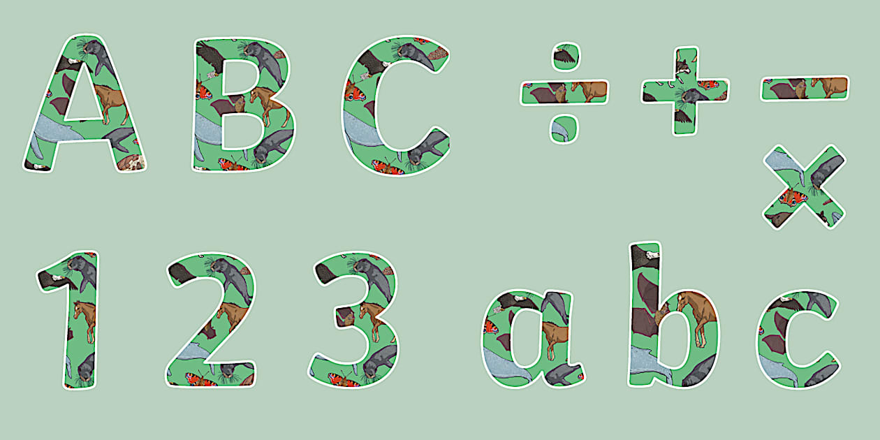 Common Ancestry Letters and Numbers (teacher made) - Twinkl