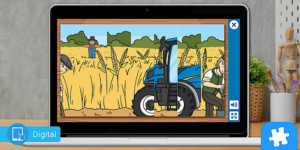 Harvest Puzzle Strips Sequencing Game | Twinkl Go! - Twinkl