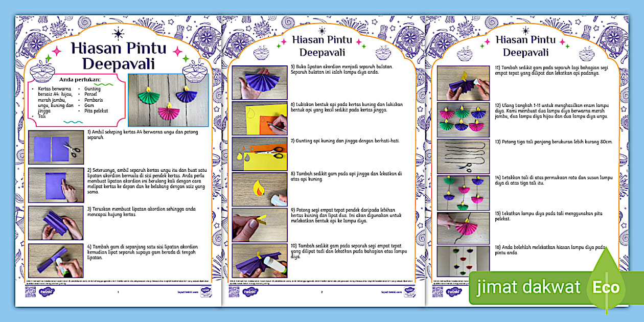 Hiasan Pintu Deepavali (Teacher-Made) - Twinkl