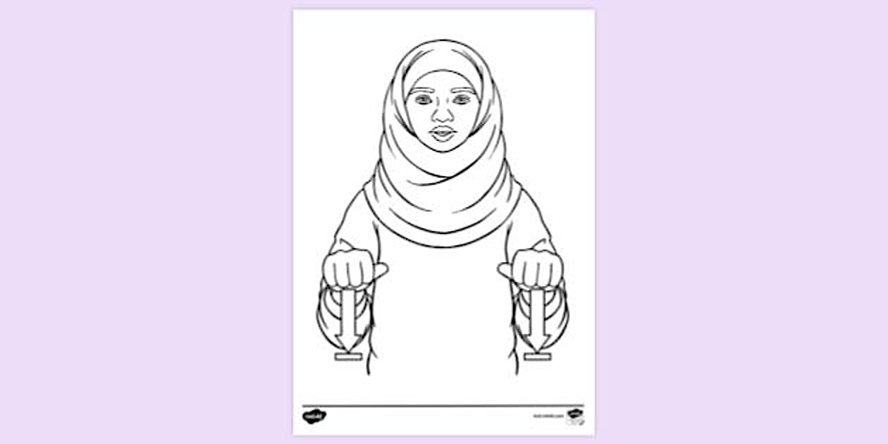 BSL Chair Colouring Sheets | Colouring Pages - Twinkl