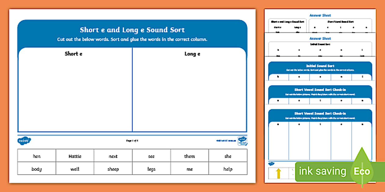 Sound Sorts to Support Teaching on Hattie and the Fox