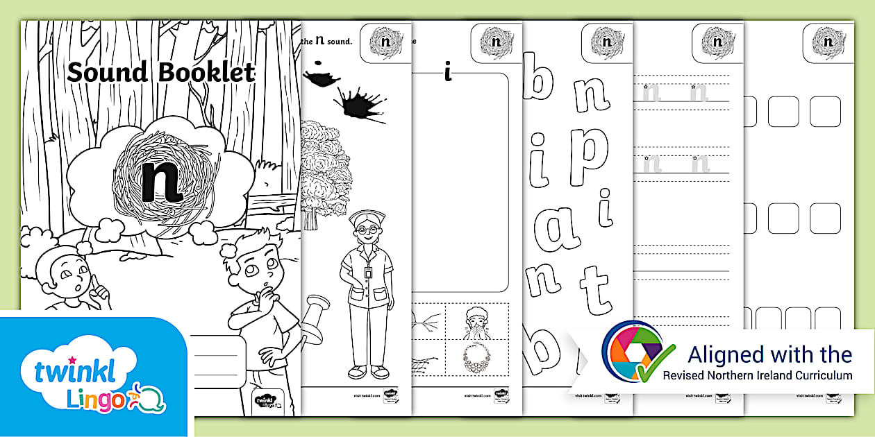 n Inital Letter Activity Book (Teacher-Made) - Twinkl