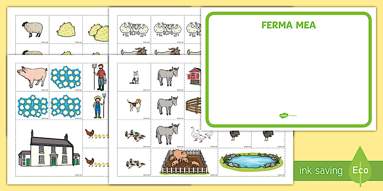 Ferma mea Activitate manuală (teacher made) - Twinkl