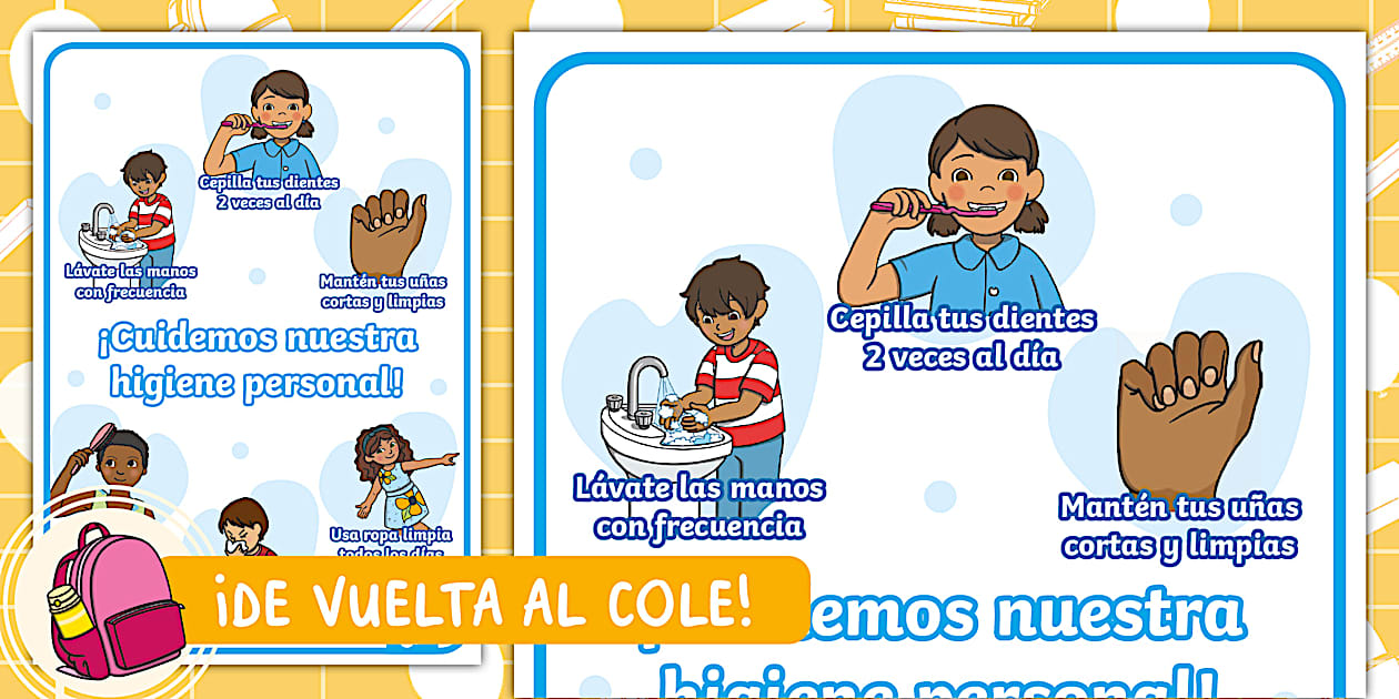 Afiche de higiene personal | Recursos Educativos Twinkl