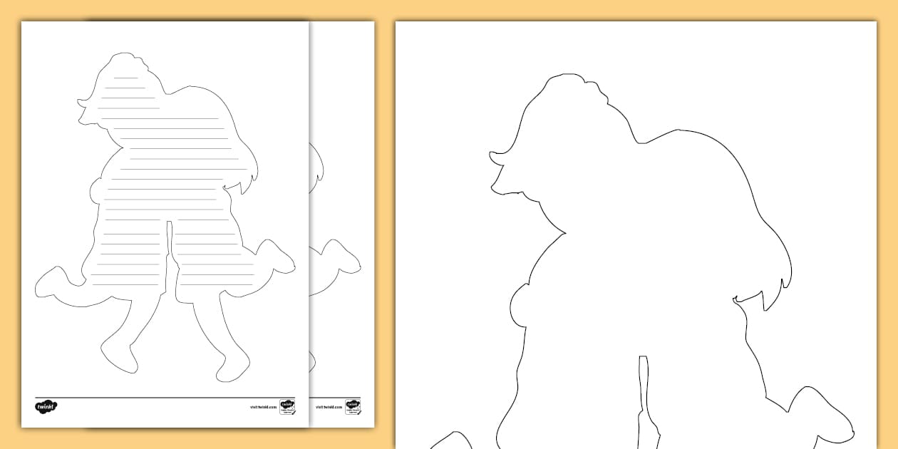 Hug Writing Template - Twinkl Writing Templates - Twinkl