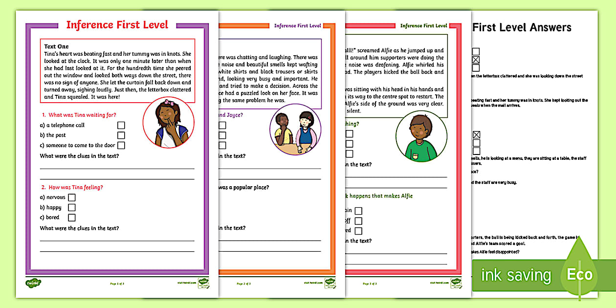 Editable Inference Worksheet (teacher made) - Twinkl