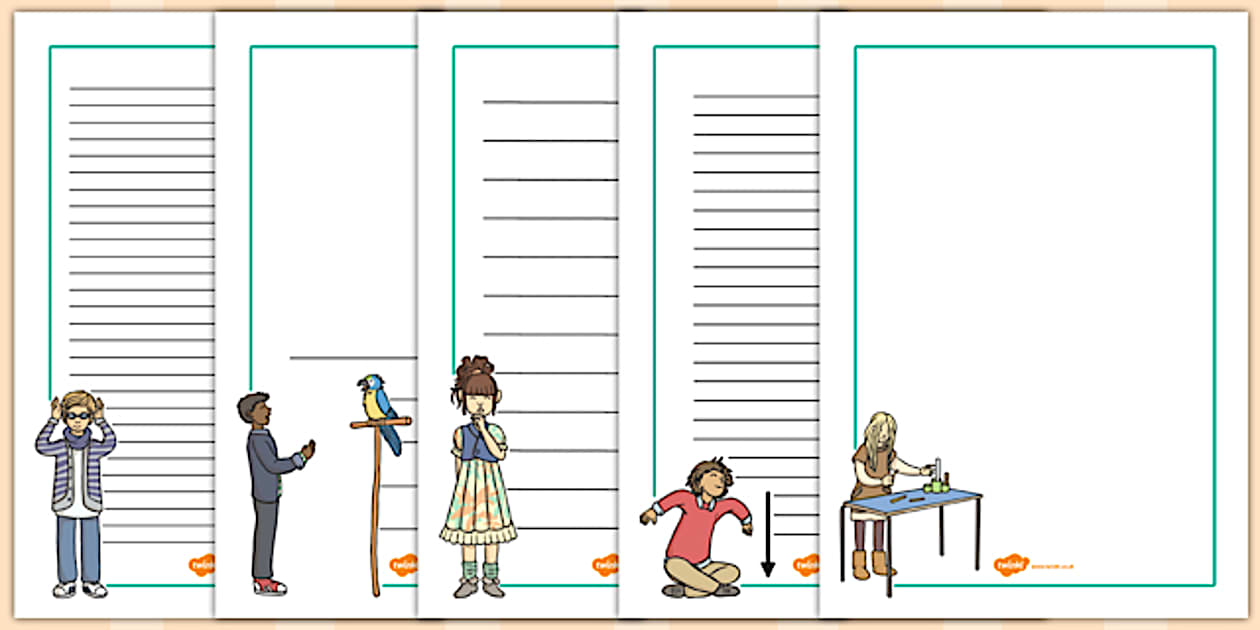 Editable French Classroom Instructions Page Borders - Twinkl