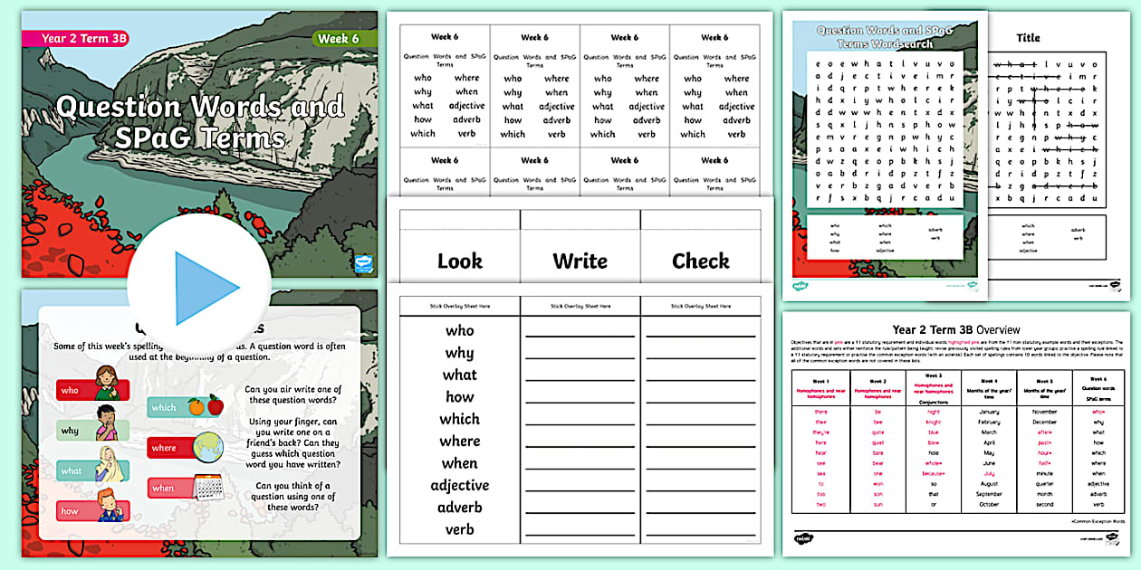 Year 2 Term 3B Week 6 Spelling Pack (teacher made) - Twinkl