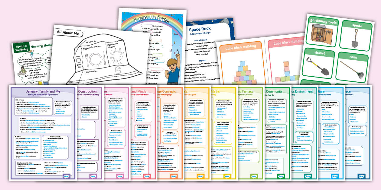 Monthly Program Themed Pack | Planning and Assessment