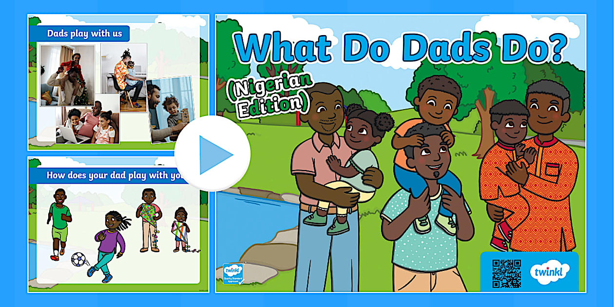 What do dads do? (teacher made) - Twinkl