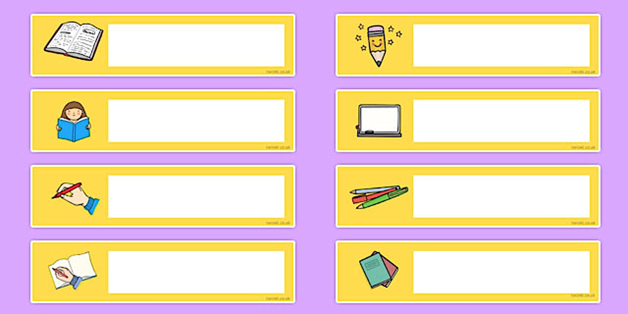 Literacy Themed Editable Gratnells Tray Labels - tray labels