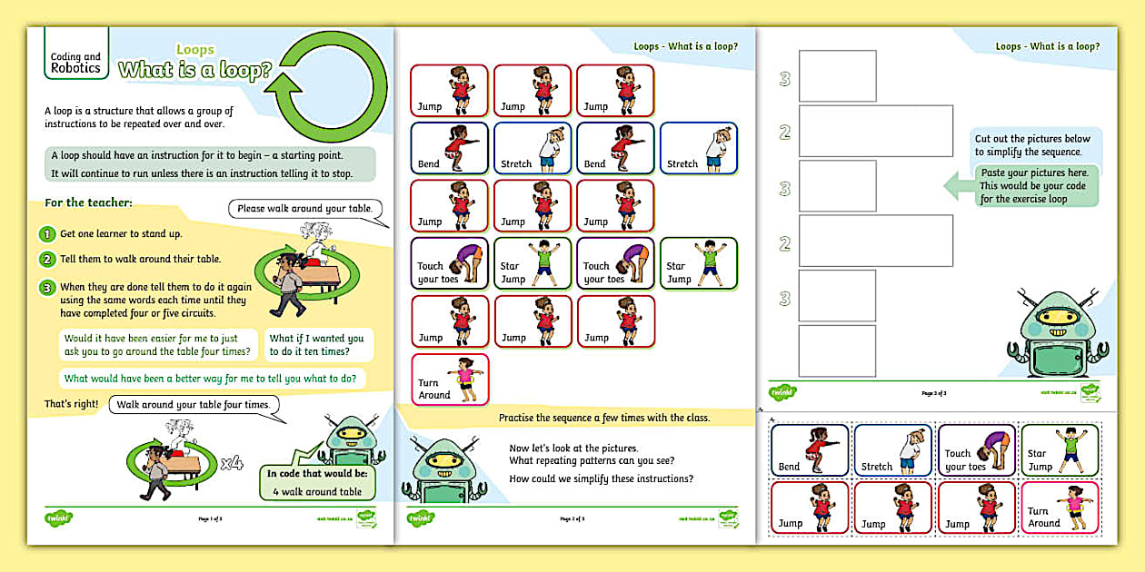 Robotics And Coding - What Is A Loop? (teacher Made)