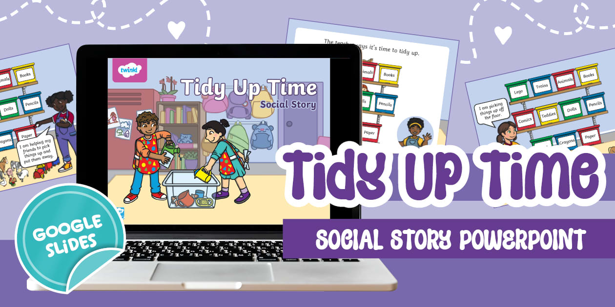 Tidy Up Time Social Story
