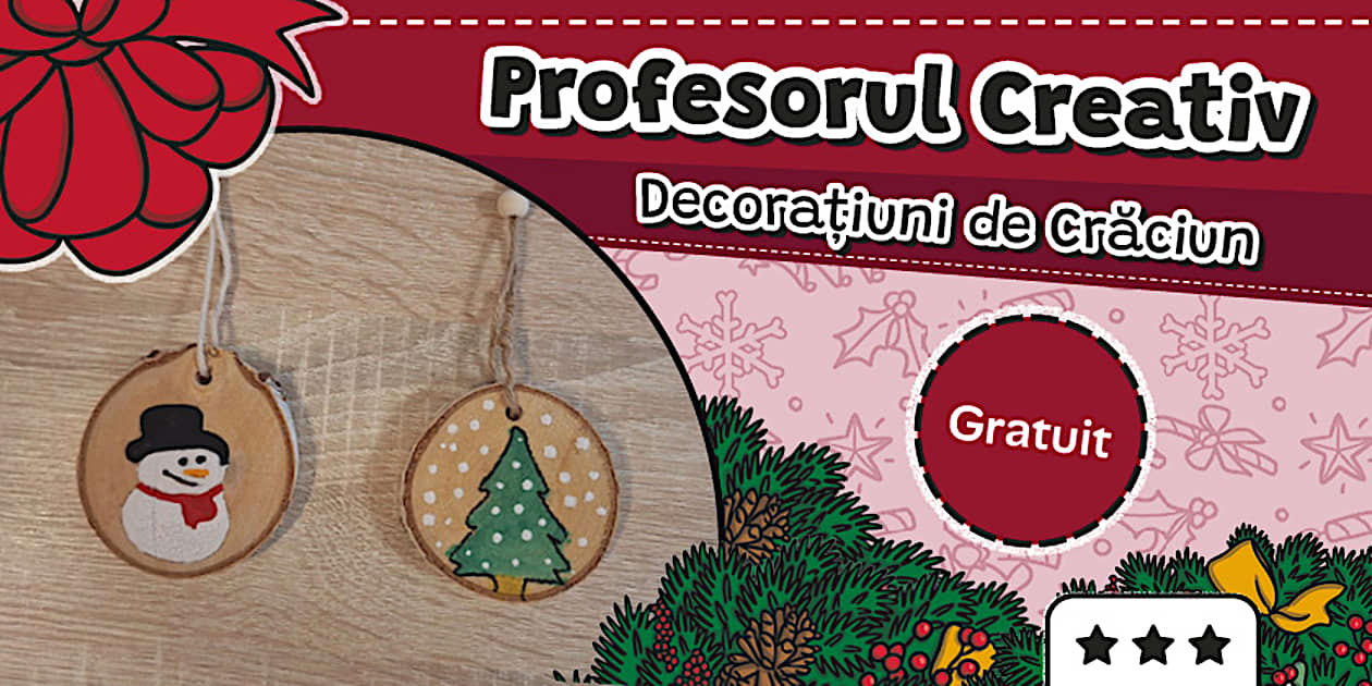 Tăblițe fermecate de Crăciun – Profesorul creativ