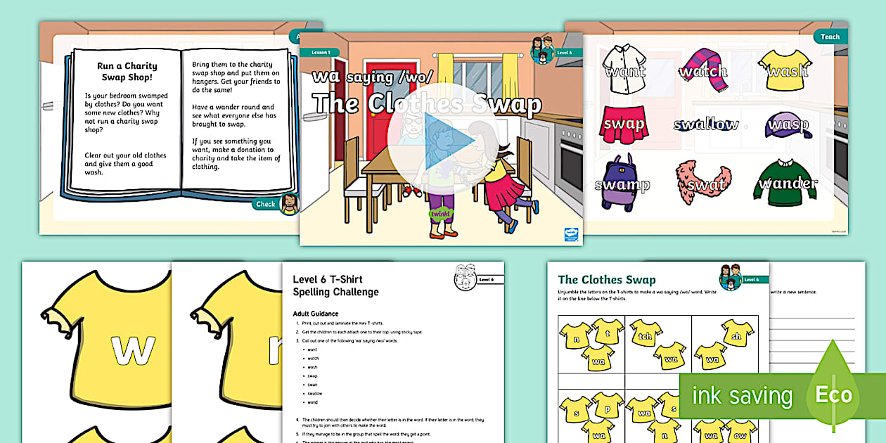 wa Saying wo Words - Primary Resources