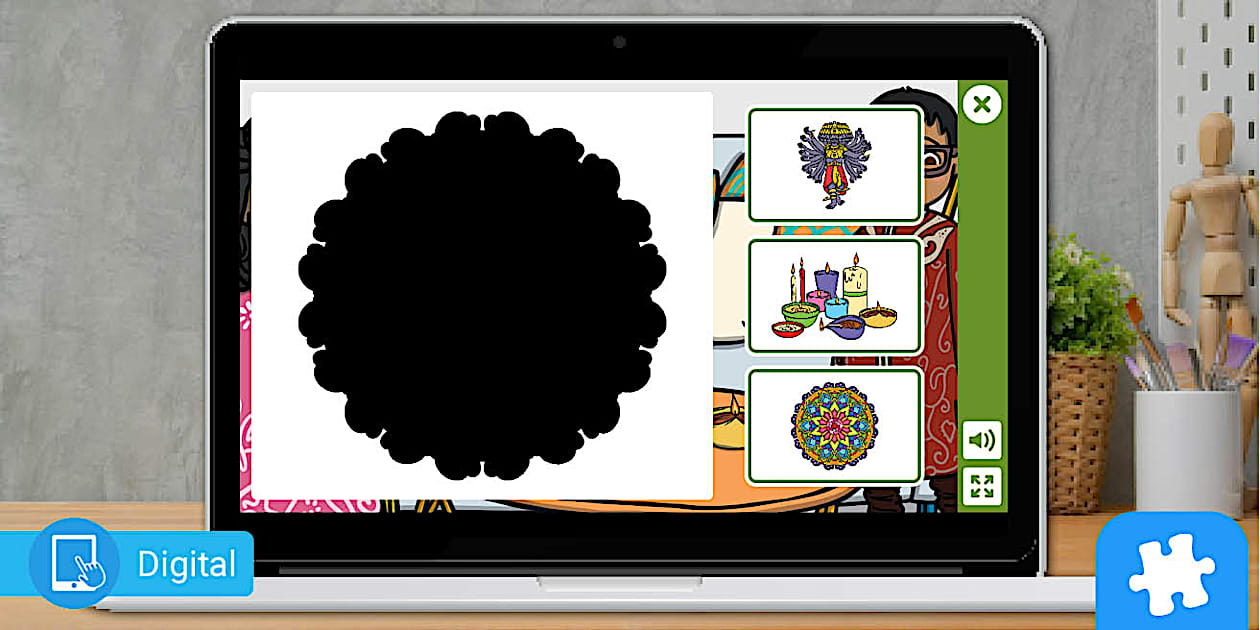 Interactive Diwali Shadow Matching Activity | Twinkl Go!