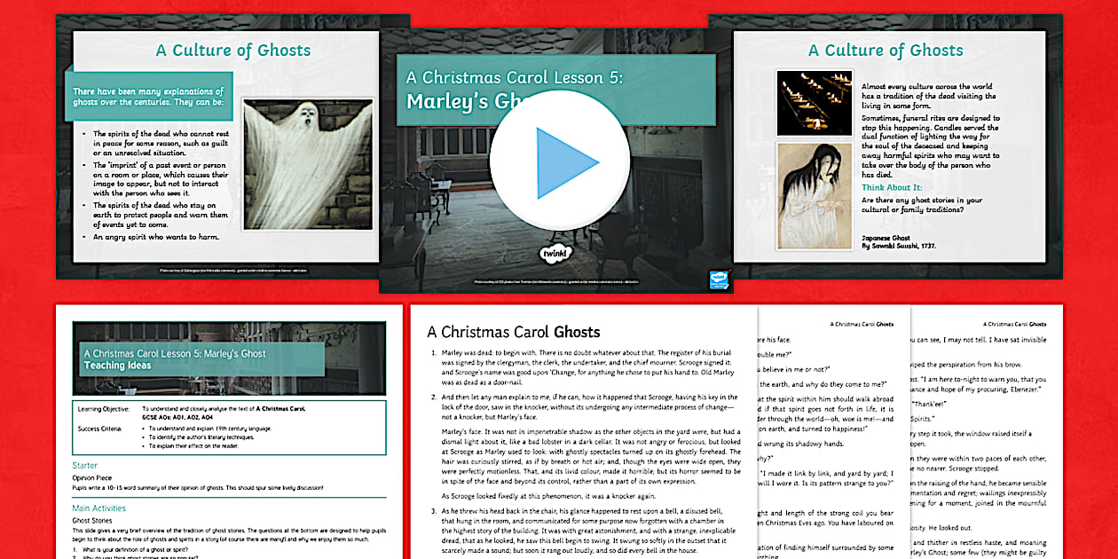 A Christmas Carol Lesson 5: Marley's Ghost | Beyond Resource