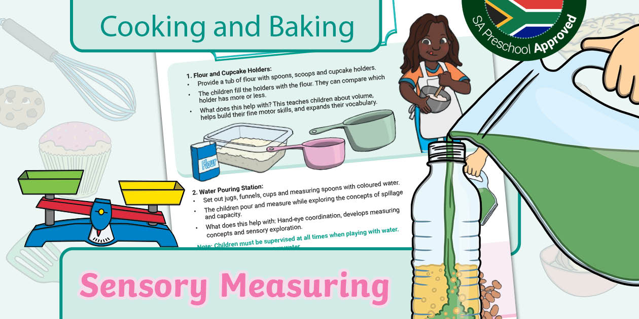 Preschool: Cooking and Baking- Sensory Measuring