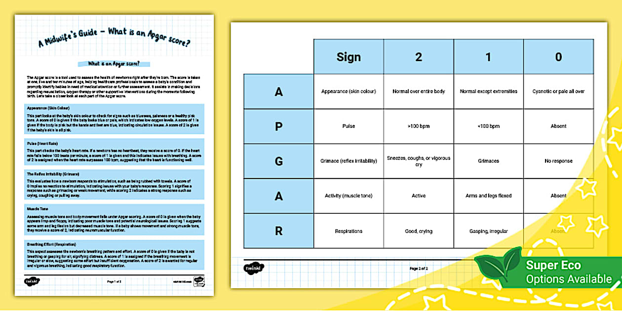 FREE! - A Midwife's Guide - What is an APGAR score?