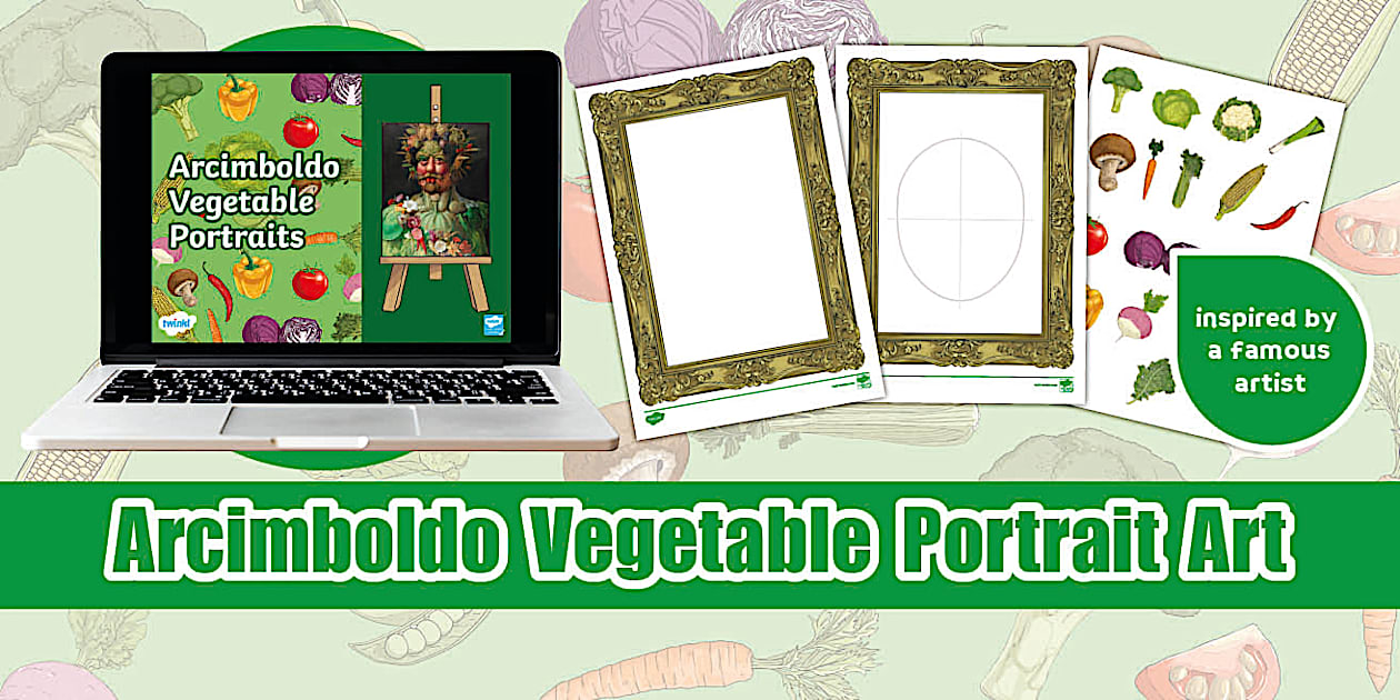 Arcimboldo Vegetable Portrait Art Activity Pack