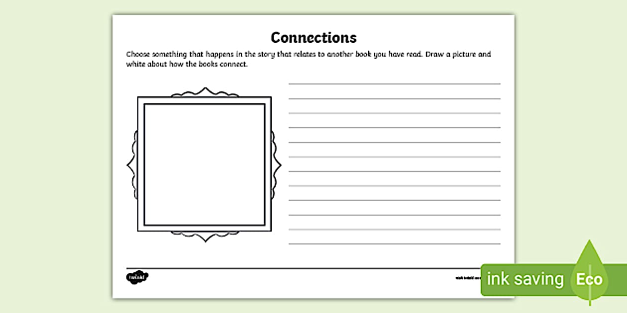 Connections Comprehension Worksheet (teacher made) - Twinkl